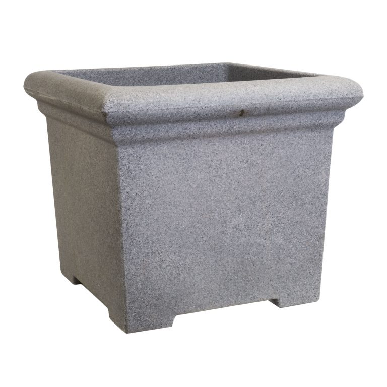 TS60 LIGHT GREY GRANITE PLASTIC PLANTER – Seconds – Europlanters Online