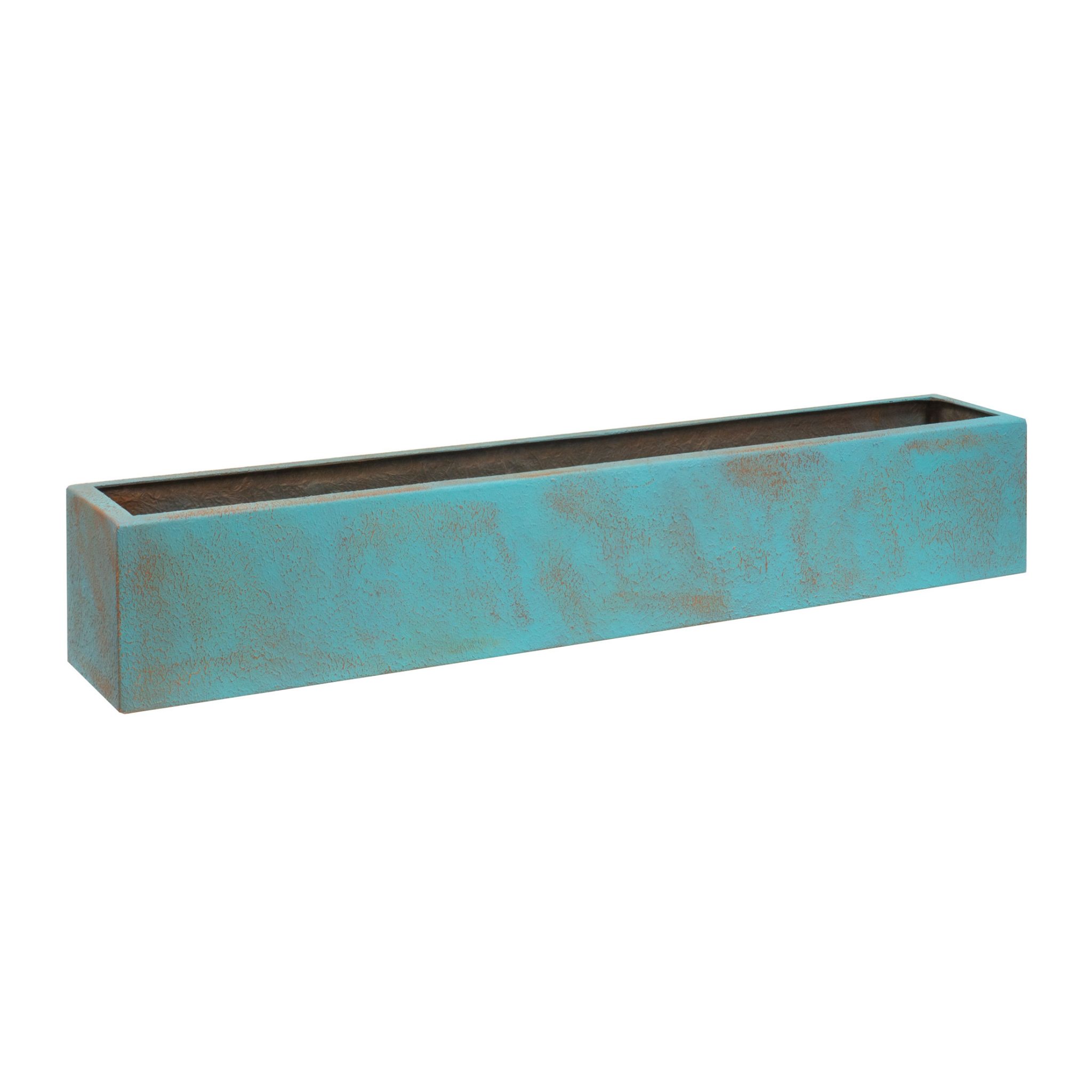 WINDOW BOX PLANTER IN VERDIGRIS EFFECT- Clearance – Europlanters Online
